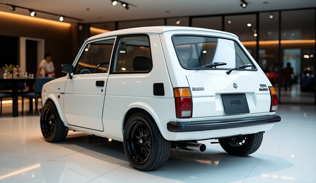 Back view of modern modified 1983 Maruti Suzuki 800 In ultra luxury ...