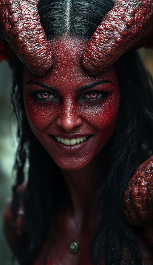 A portrait of a woman with a creepy smile,art by Oliver Sin, trending ...