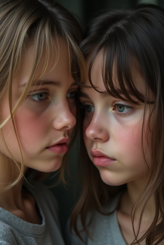 Create an image with very realistic details and a lot of emotion ...