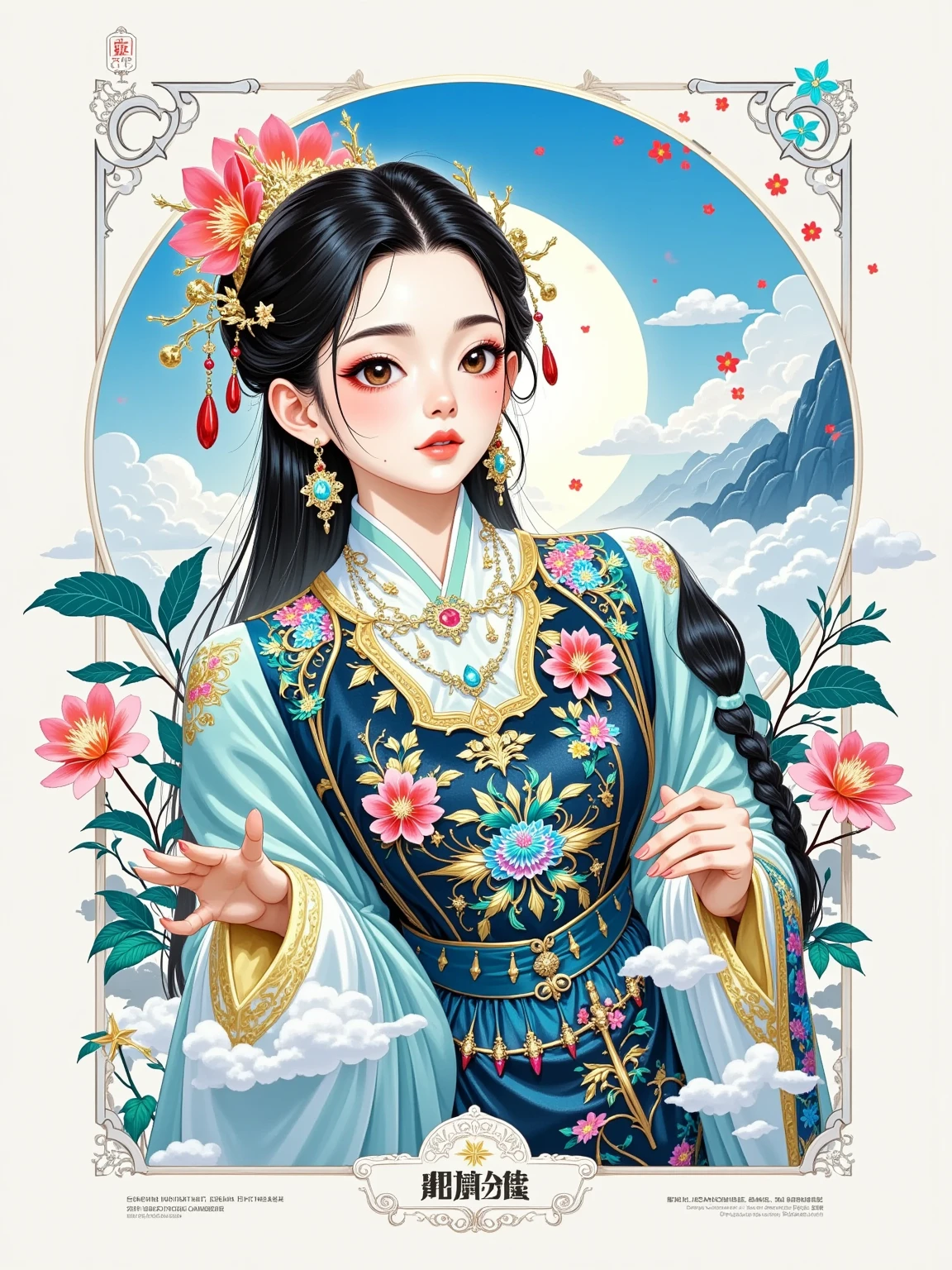 Metallic color, Hieronymus Bosch, beautiful scenery, behance - SeaArt AI