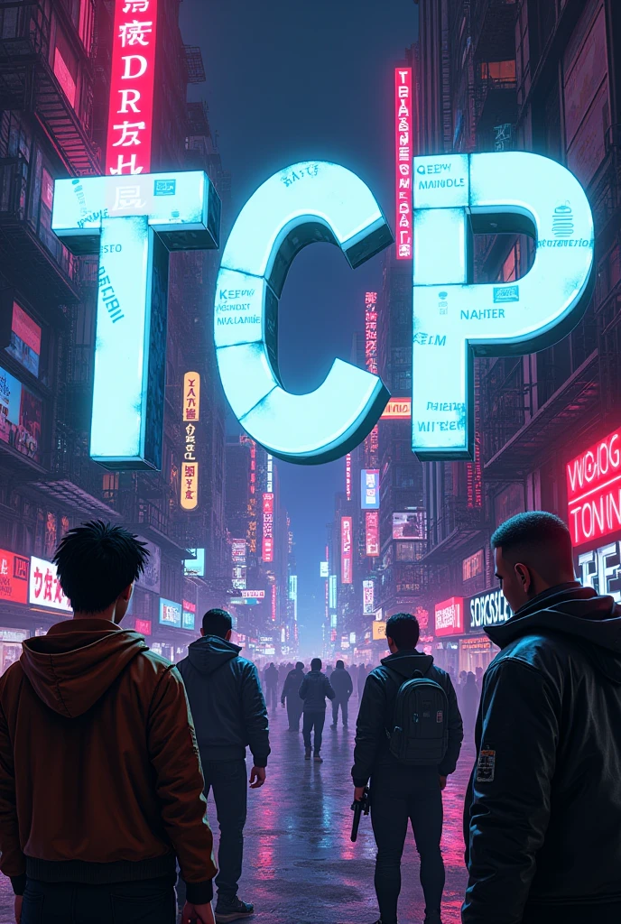 theme Create an image with the acronym TCP, GTA RP - SeaArt AI