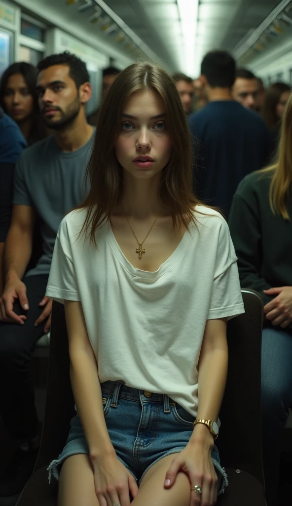 Sharp photo max details, ultra nette 8k, (girl is entirely visible from ...
