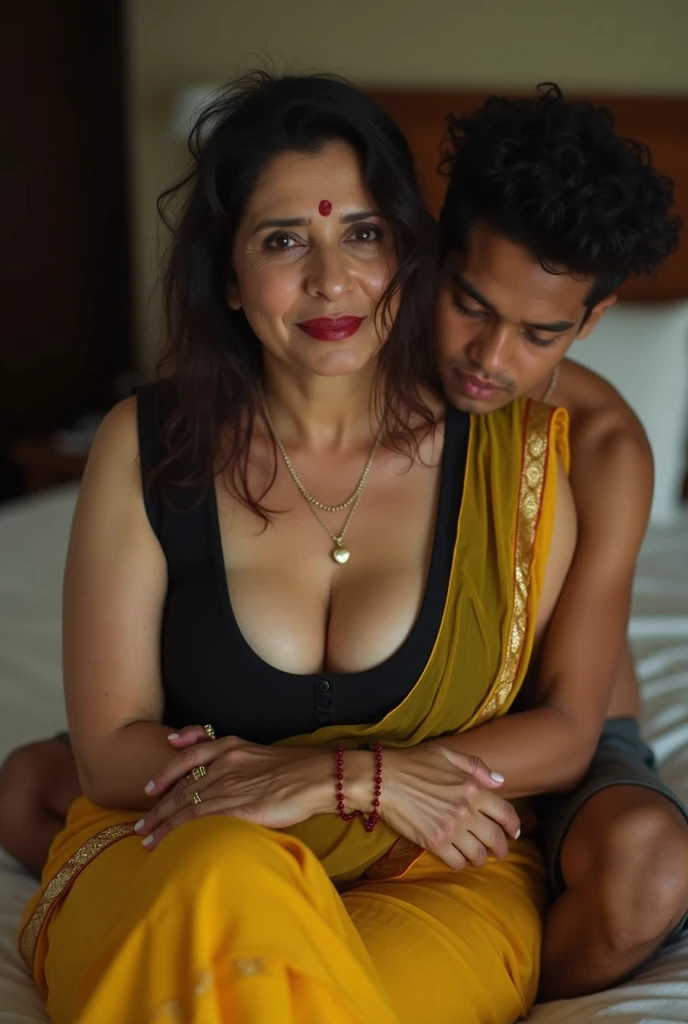 Photo of 45 year old Voluptuous Mature Indian aunty with white skin ...