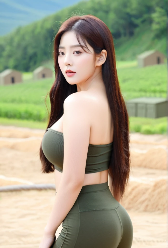 Close-up of beautiful South Korean, Kwon Eunbin is a South Korean singer and act - SeaArt AI