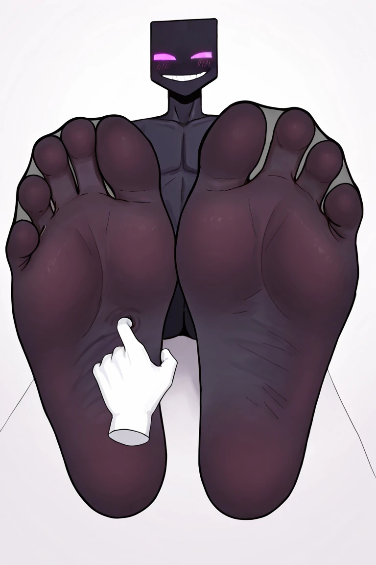 Enderman feet tickled - SeaArt AI