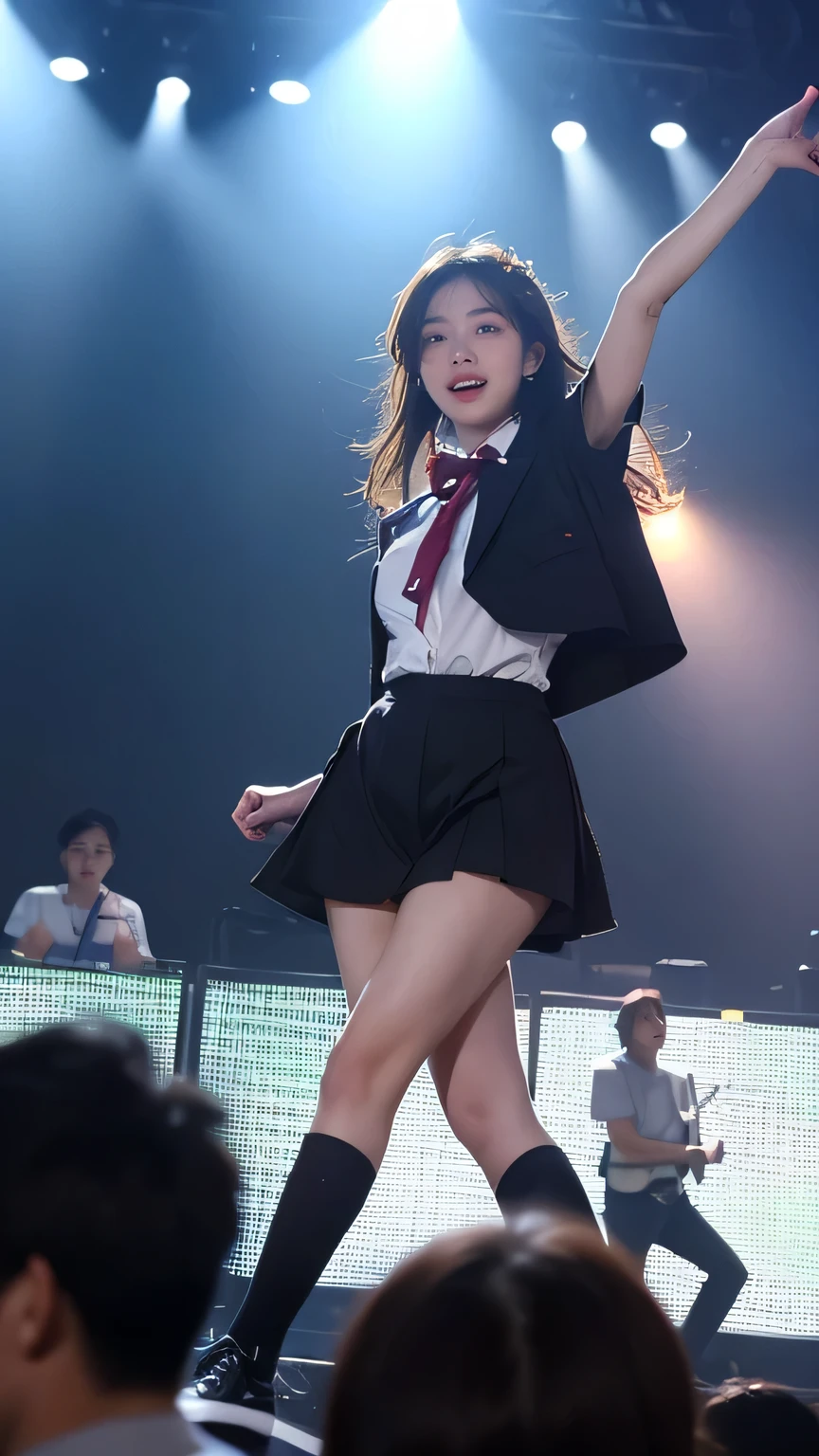 Ryoko Hirosue Similar shortcut high school girl mini skirt Buttocks ...