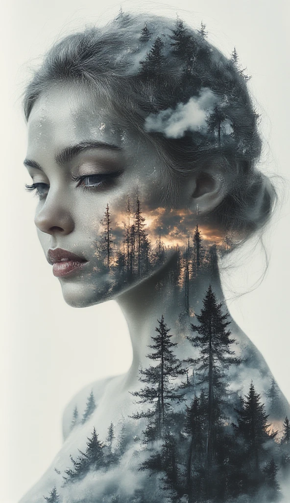 Surrealism, work of art, theme "calm madness", double vision - SeaArt AI