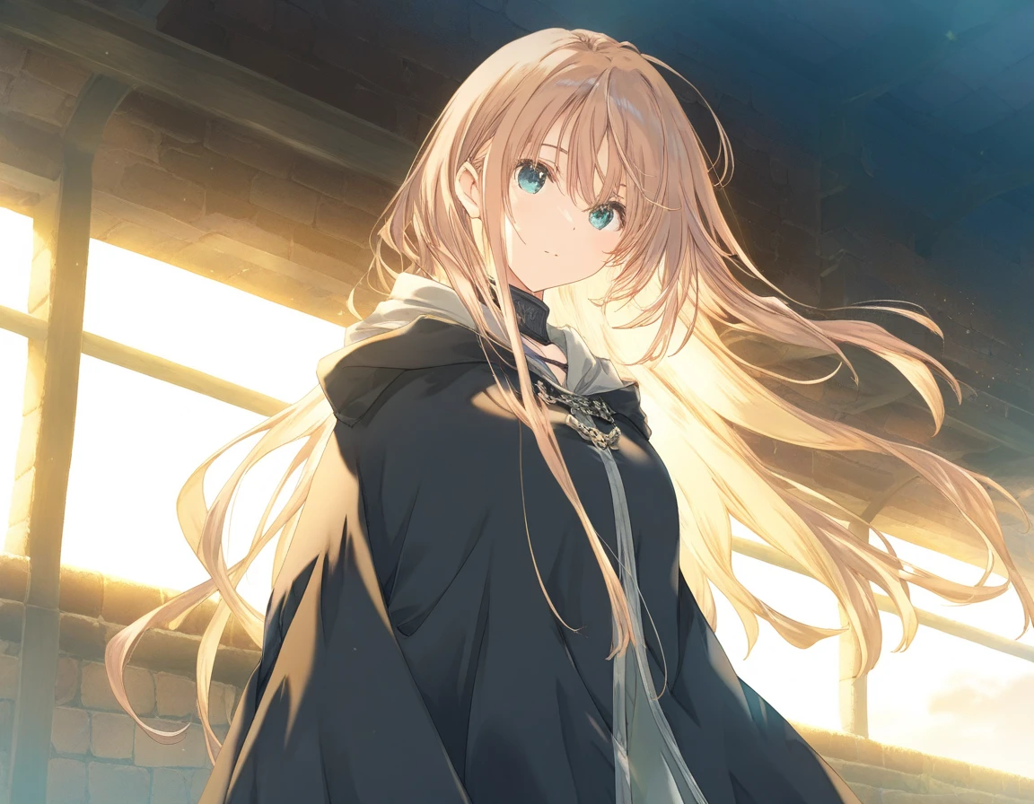 1girl, wind, fantasy, game CG, break,(artist:mitsumi_misato) - SeaArt AI