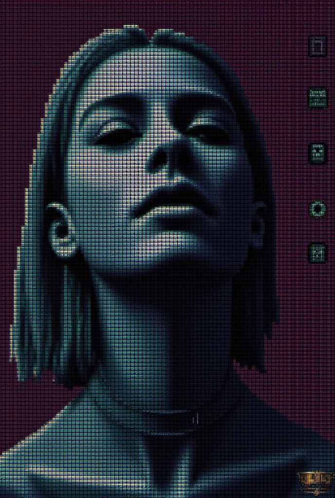 Make this image more pixelated - SeaArt AI