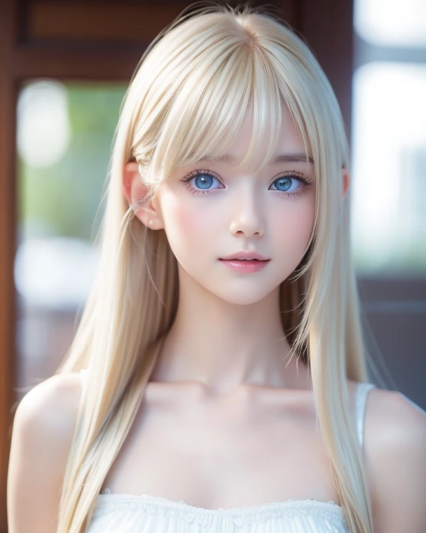 The most beautiful white woman in the world、 very beautiful super long ...