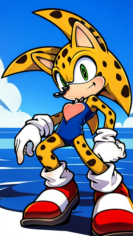 Female animal furry toran cheetah 🐆 yuji uekawa sonic adventure style ...