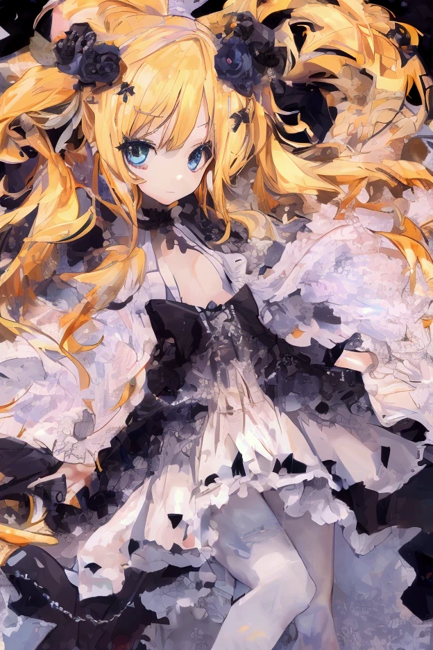 A tall anime girl with a slender body and no chest, featuring stunning ...