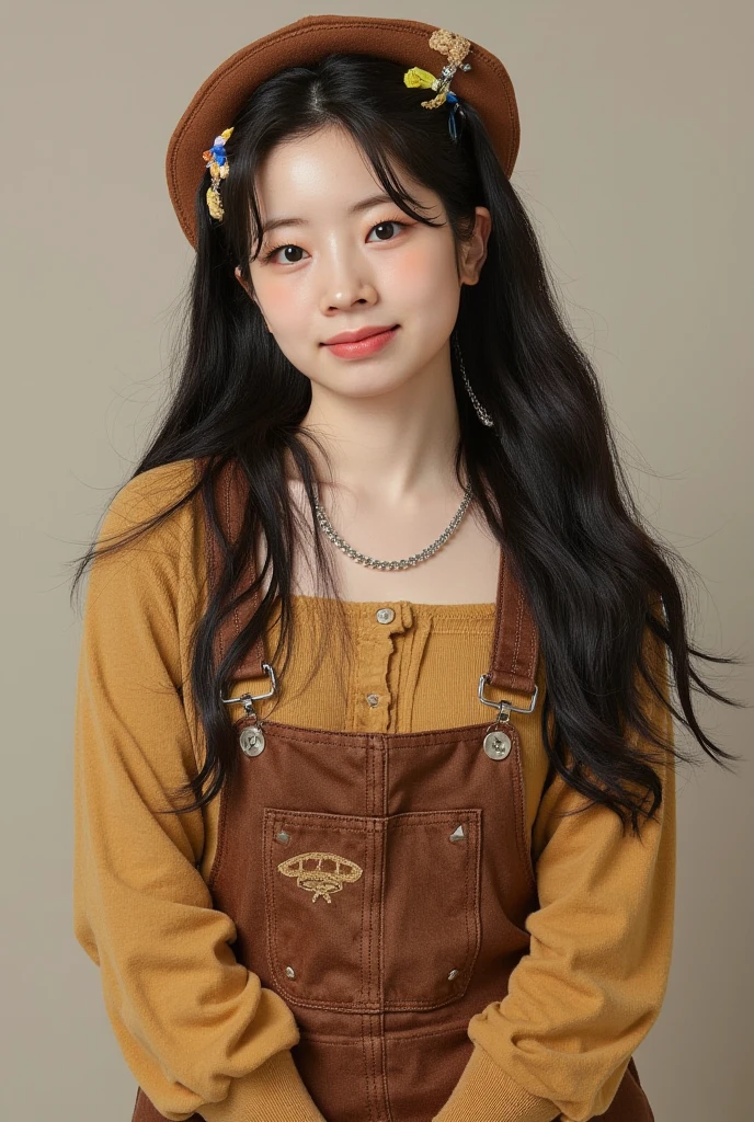 A realistic photo of Dahyun from Twice, reimagined as Usopp from One ...
