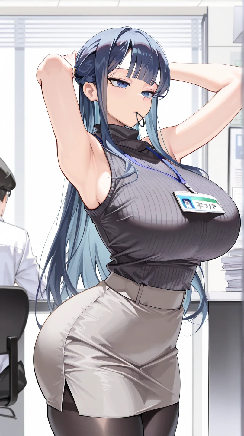 (ultra-detailed:1.3), (woman, Tall, Age 30, OL), (Working in the office - SeaArt AI