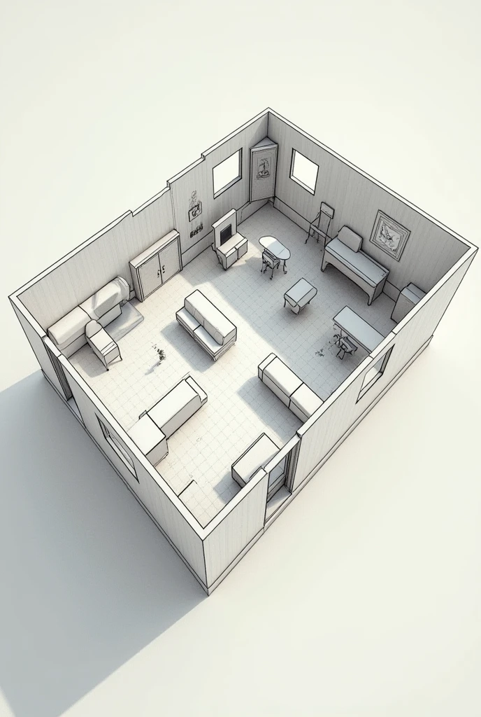 Aim: Design and draw a model of a rehabilitation center . Instructions ...