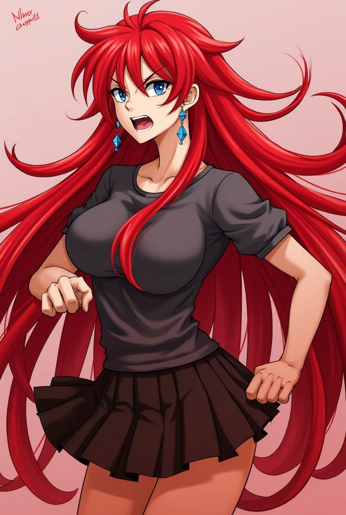 Rias Gremory (high school dxd), 1 girl, Alone , body masterpiece ...