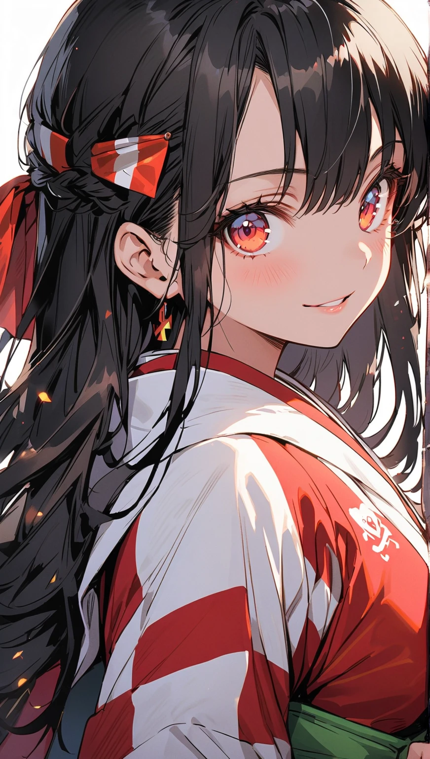 Anime Peruvian flag and woman - SeaArt AI