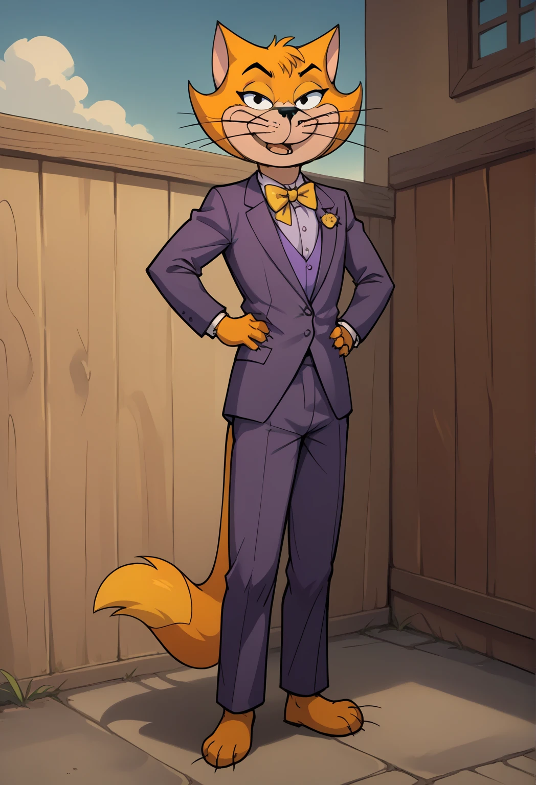 Score_7_up, score_8_up, score_9, 2d, cartoon, top cat, catboy - SeaArt AI