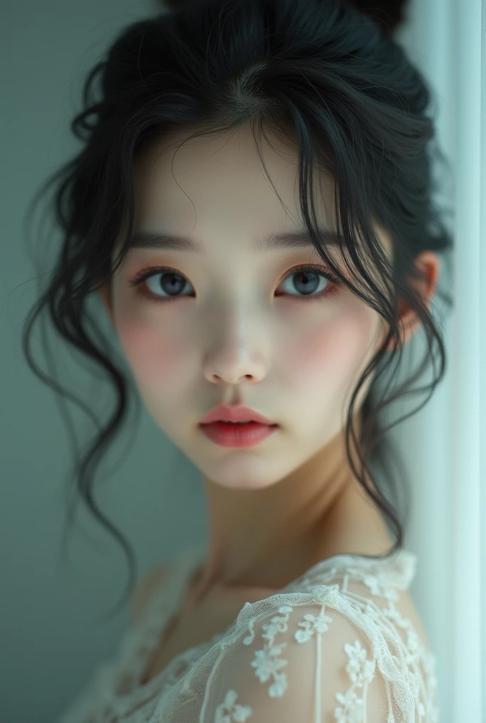 Create an image of a girl with sharp asian eyes - SeaArt AI