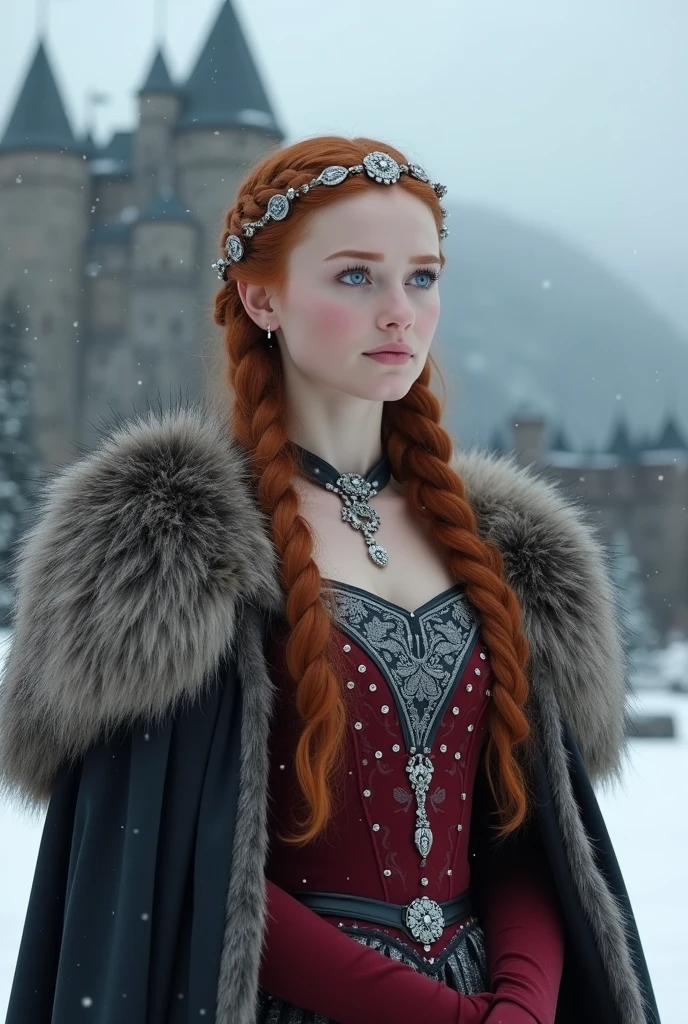 Sansa Stark, Looks like Sophie Turner, 4k uhd, high quality, dramatic ...