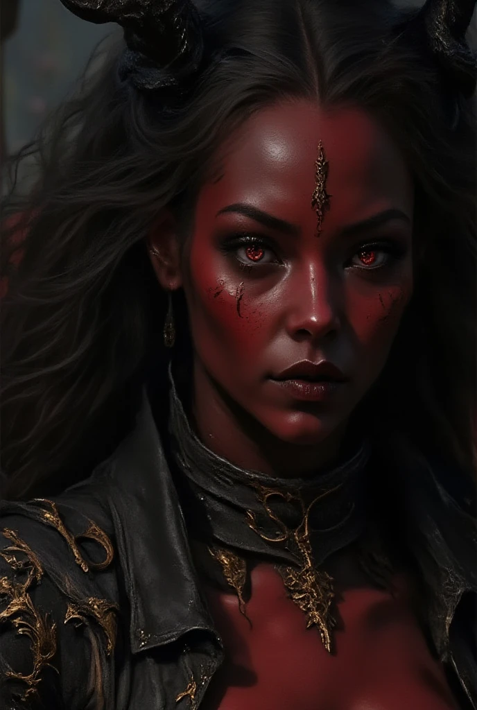 Realistic Beautyfull evil demonic sexy demented devil women,beautiful ...