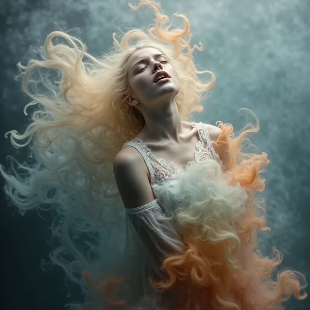 A hyperrealistic portrait of a young woman ( Edurne ) face to face ...