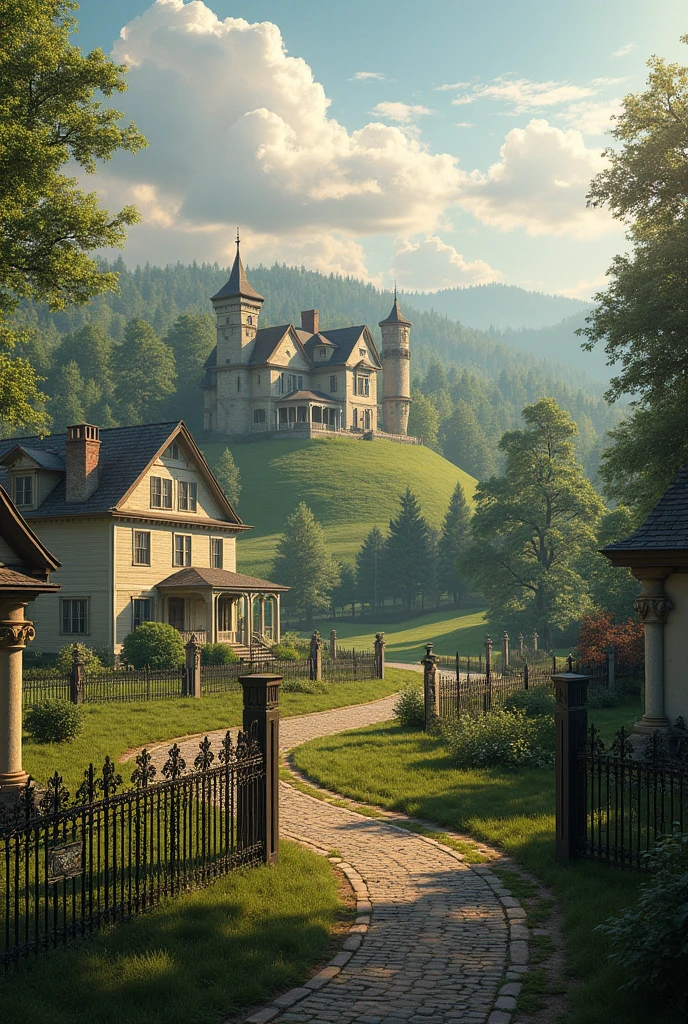 Victorian landscape - SeaArt AI