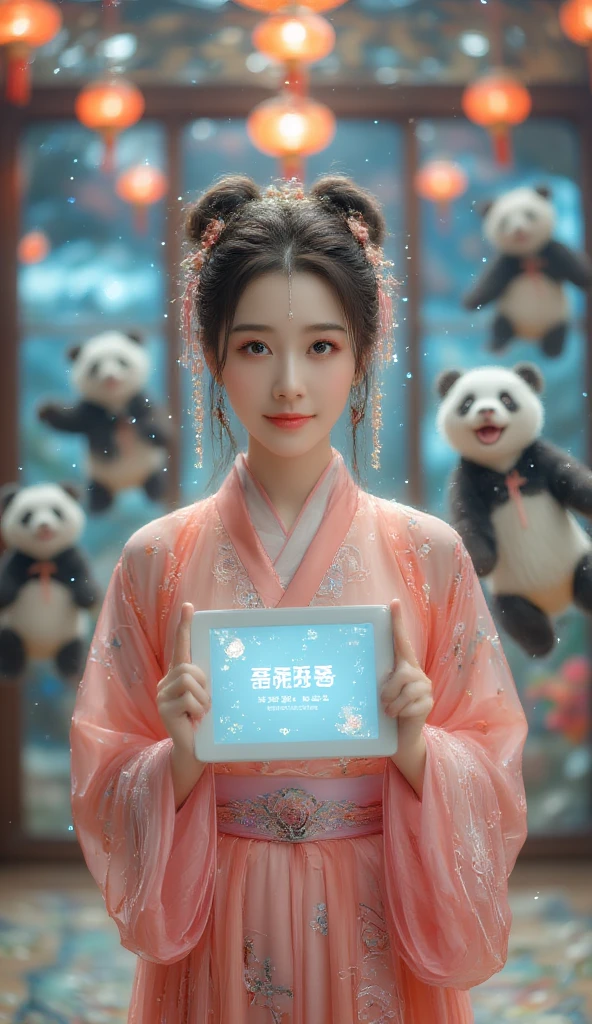 A cheerful and adorable Chinese AI assistant named 'Lingling - SeaArt AI