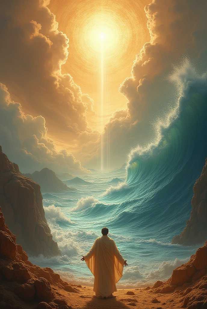 God called the arid element EARTH, And at the gathering of the waters ...