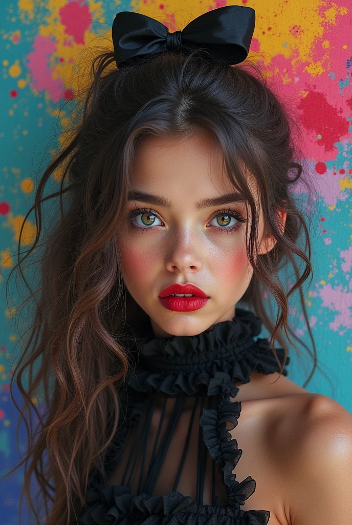 A realistic photograph, masterpieces ,A captivating portrait of a ...