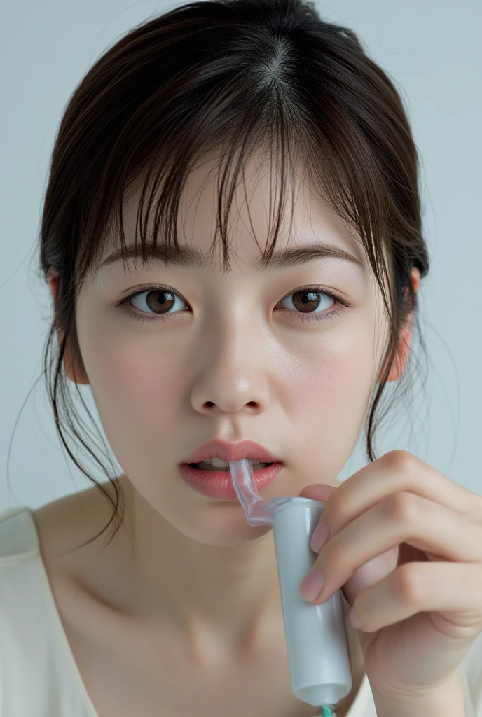 Spirometry test , (( above)), Ultra High Resolution Hair, detailed face ...
