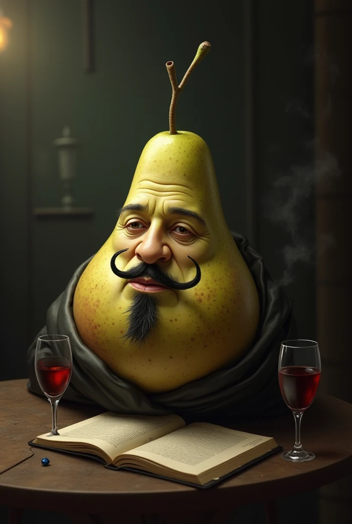 Here's how we could represent a pear with the appearance of a cursed ...