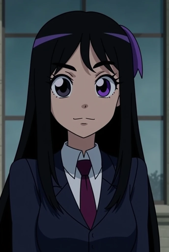 Screenshot of Young Justice from DC.A girl with long straight black ...