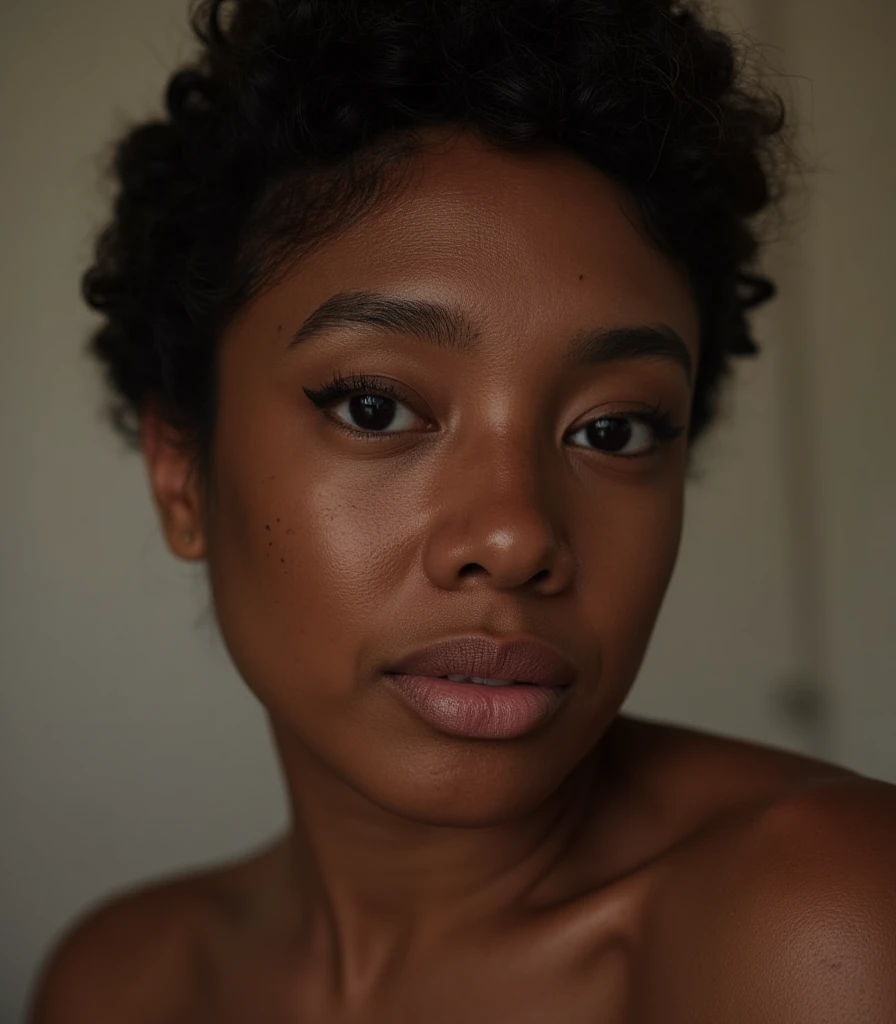 Portrait of a woman with with black african american skin - SeaArt AI