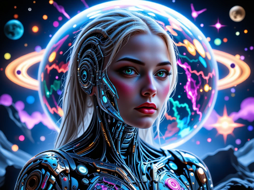 Prompt: " Create an ultra-realistic and futuristic image in ultra HD ...