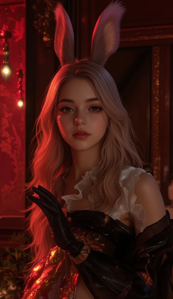 8k, masterpiece, top quality, Beautiful Viera , Blond Viera - SeaArt AI