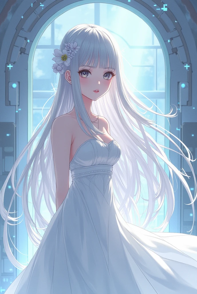 Anime character with name snowdrop from anime beatless - SeaArt AI