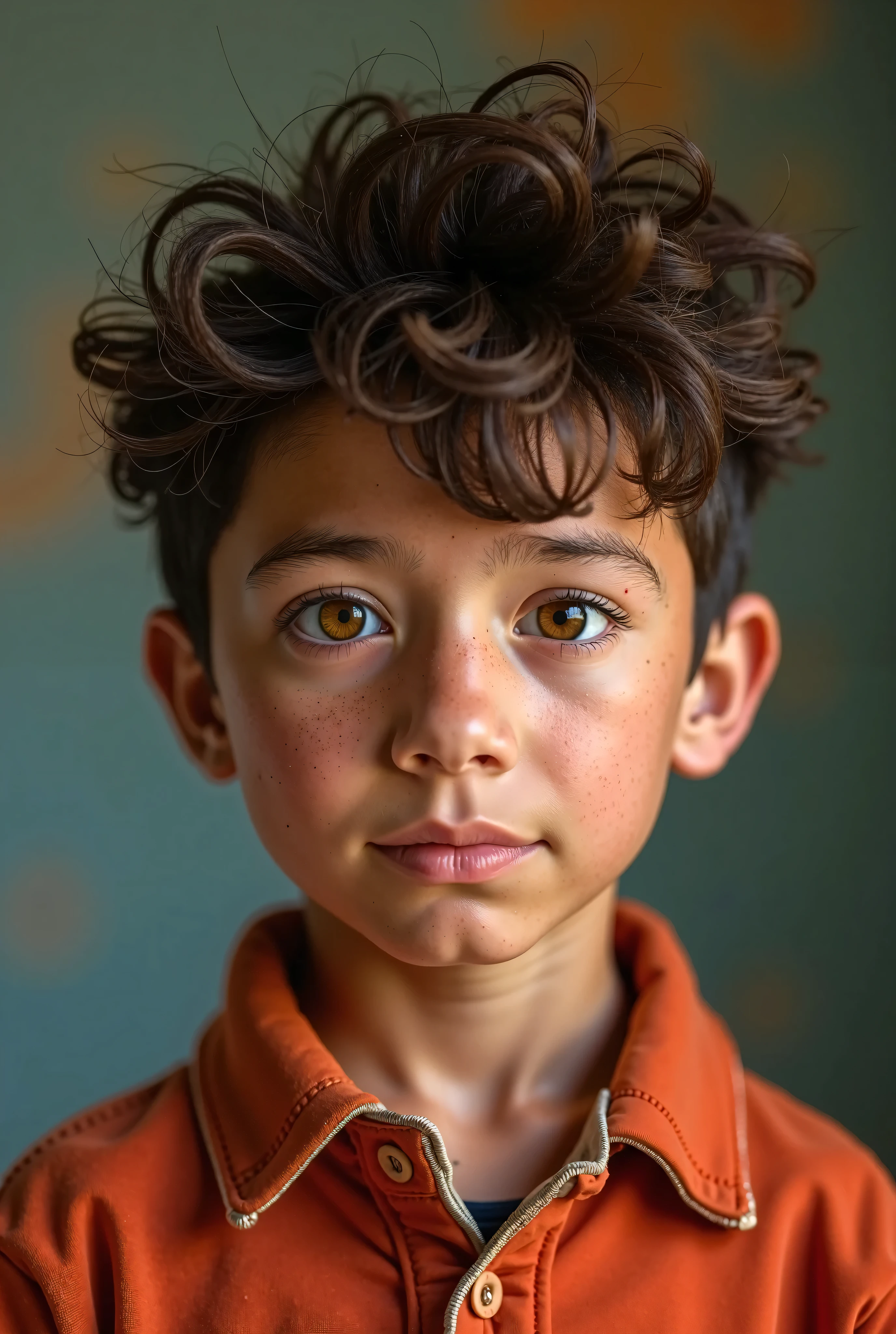 Latino boy, white skin brown hair, restless and very clever raised in ...