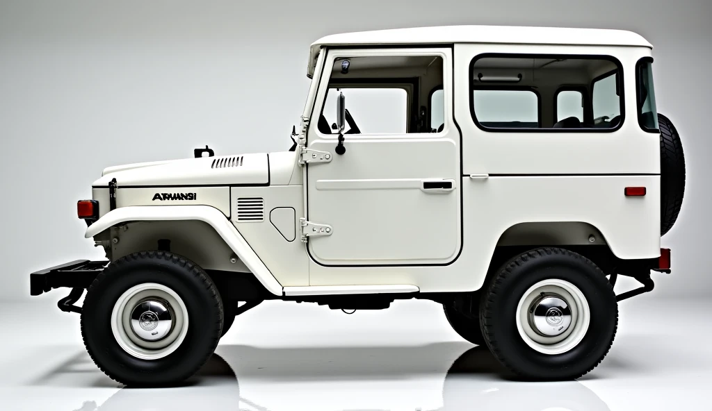1980 Toyota land cruiser fj40 white colour showroom front side right ...