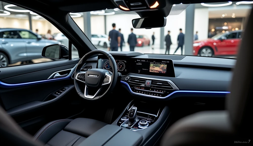 Highly detailed and realistic interior of (2025 BMW X9 ) modern car ...