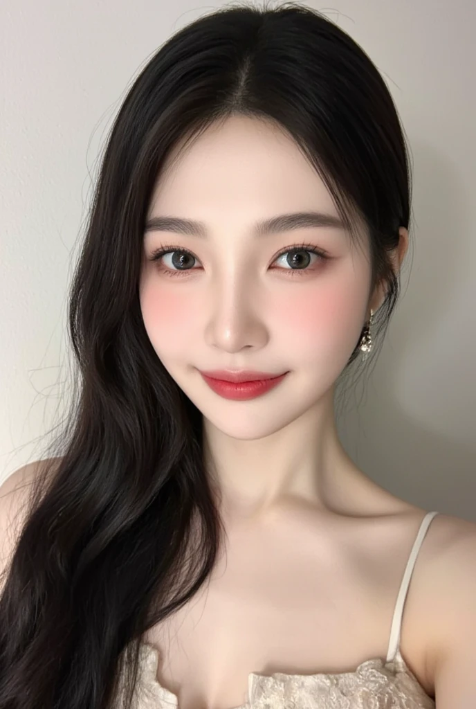 (portrait)1 cute korean woman,25yo,solo, beautiful, 8k, long hair ...