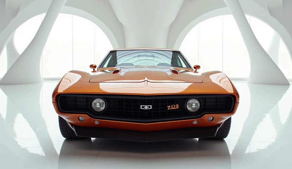 A captivating and futuristic image of the 1969 Chevrolet Camaro Z28 is ...