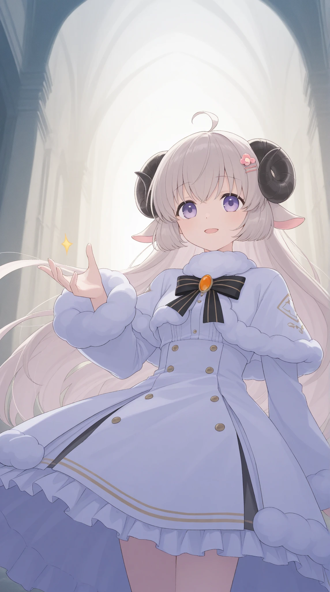 Sheep girl, fantasy - SeaArt AI