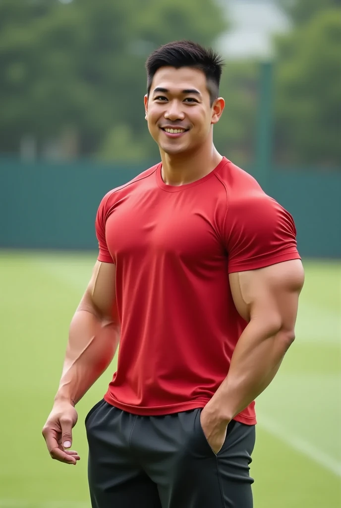 Crisp shots Realistic photos Side view of a young Korean man ...