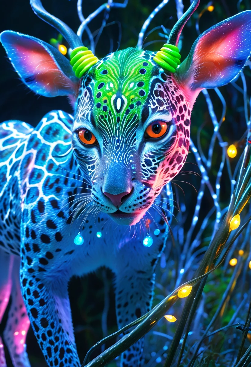 An exquisite mythical creature of the forest，Skin feels silky smooth ...