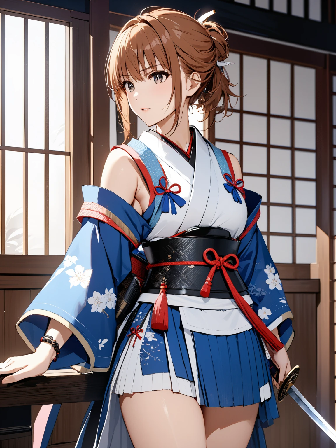 Edo period, samurai, warrior, Swordsman, ( Misaka Mikoto), whole body ...