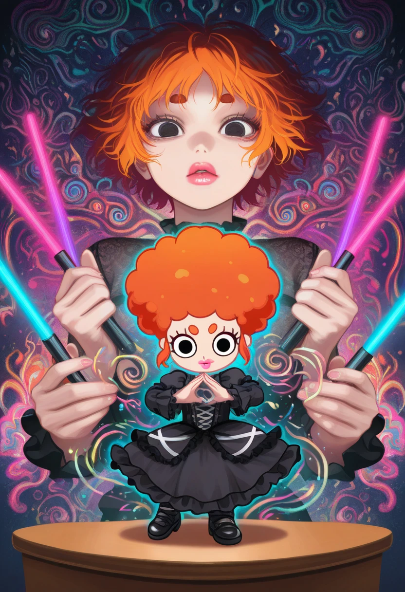 Ultra detailed, absolutely resolution, masterpiece. cute chibi girl ...