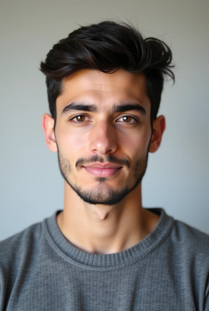 A guy, 24, iranian, medium skin, brown hair, brown eyes, clean - SeaArt AI