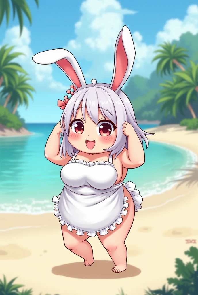 handwritten style chibi character， high definition， Japanimation ，Moe ，woman， comics 2D ， rabbit ...