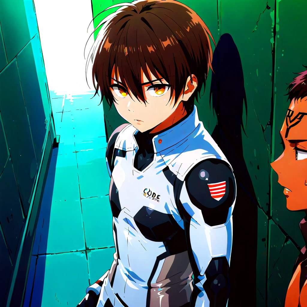 best quality ),Back Alley, Attractive young Japanese , Robocop cosplay ...